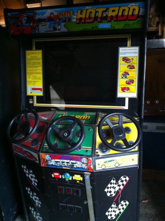FREE* Working Sega Hot Rod 3-Player Upright | Museum of the Game ...